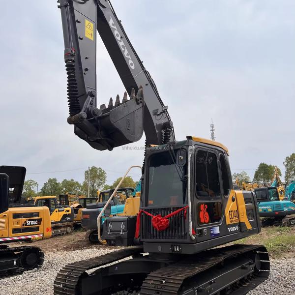 Quality Used Excavator Volvo 140 Digging Machine Second Hand 14000KG 0.19m3 Bucket Capacity for sale
