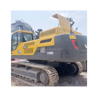 Cina 48000KG immenso escavatore usato Volvo 480 di seconda mano giallo vendita al dettaglio in vendita