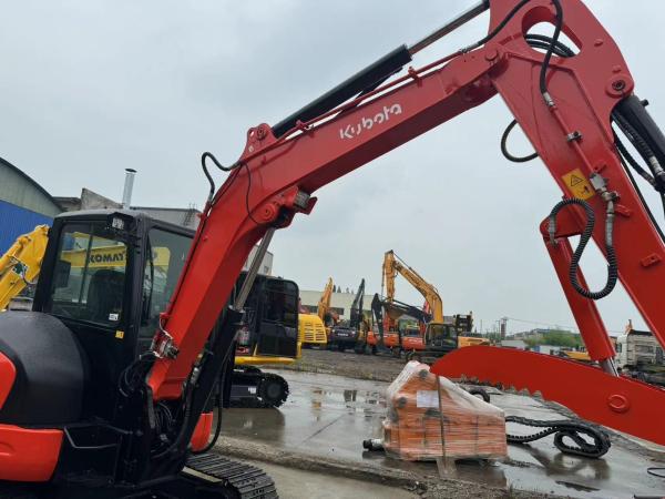 Quality Kx165 Used Kubota Digger 6T Digger Kubota KX155 0.24m3 Bucket Capacity for sale