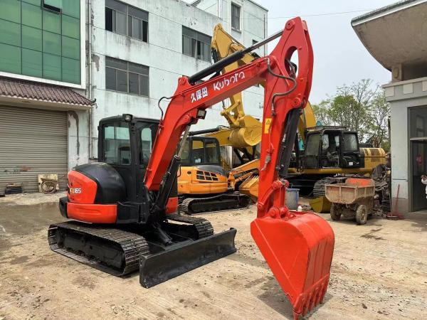 Quality Mini KUBOTA KX165 Second Hand Digger Crawler Type Moving for sale
