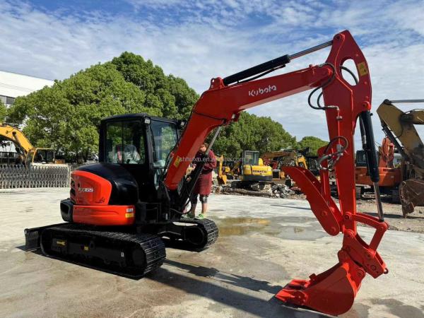 Quality Mini KUBOTA KX165 Second Hand Digger Crawler Type Moving for sale