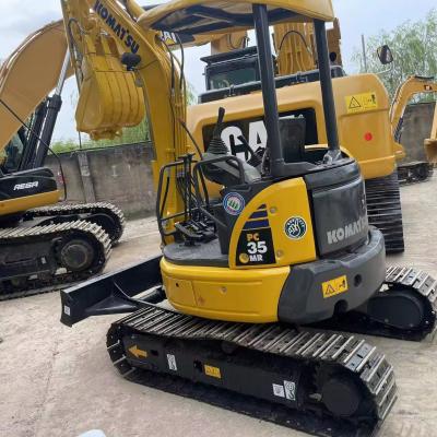 China Gebruikte mini-graver komatsu pc35 /tweedehands graafmachine komatsu pc35 Te koop