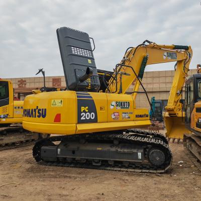 China Gebruikte komatsu pc200 met goedkope prijs tweedehands originele motor komatsu pc200 te koop Te koop