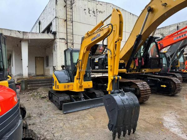 Quality 5500kg Mini Used Excavator Komatsu Pc55 Second Hand Mini Digger for sale