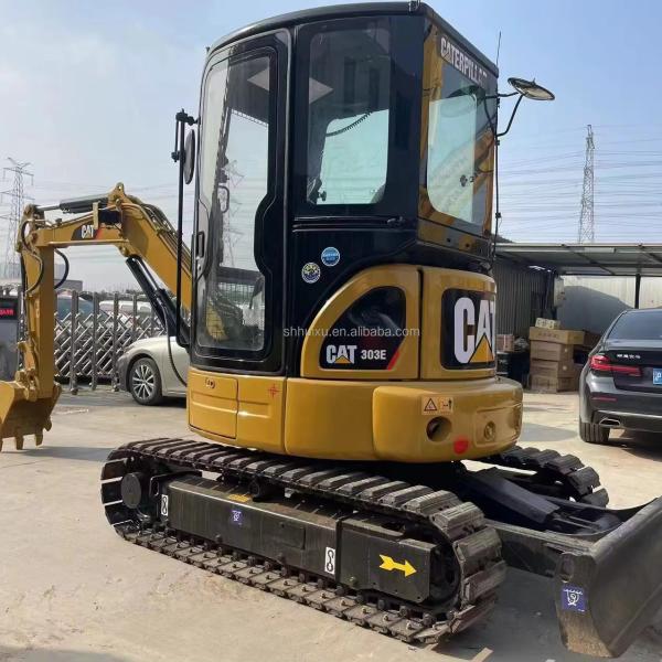 Quality Used Cat 303E Second Hand Mini Cat 303 With High Performance 0.38m3 Bucket Capacity for sale