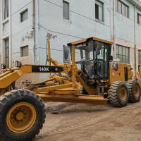 Quality Used Land Leveler Cat140k Caterpillar Excavator Machine Land Grader 14 Ton for sale