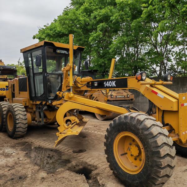Quality Used Land Leveler Cat140k Caterpillar Excavator Machine Land Grader 14 Ton for sale