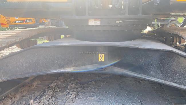 Side view of Sany 215CPro excavator showing detailed features