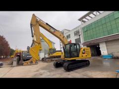 Excavadora usada cat320d / máquina de escavar de rua cat320d em venda
