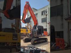 Escavatore idraulico Hitachi ZX120 da 12 tonnellate con pendenza superabile del 30°