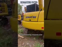 Escavatore Komatsu PC70 usato – Potenza 56kW, Peso operativo 6800kg per costruzione e scavo