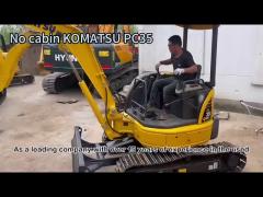 Gebruikte Komatsu-graafmachine: PC35 Compact en betrouwbaar tweedehands mini-graafmachine voor kleine projecten