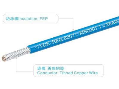 China De draden20awg 300V/180C rood van UL8207 FEP voor het toestellen lichte industriële macht van het verwarmerhuis Te koop