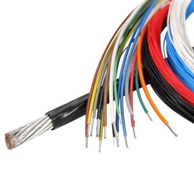 China UL1591 fep wires UL758 AWM1591 28AWG 300V/150C white for heater home appliance light industrial power for sale