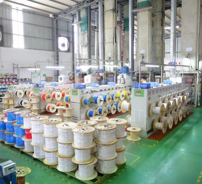 China UL3527 Silicone Rubber Insulated Wire Cables 300V/200C FT2 White Robot Home Appliance Light for sale