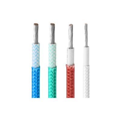 China UL3069 600V 150C Glasvezel Silicone draden en kabels voor huishoudelijke apparaten Verlichting Industrieel vermogen Te koop
