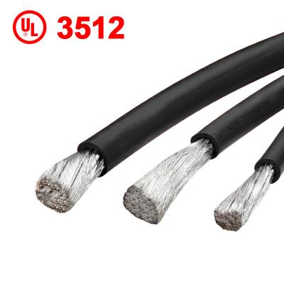 China Flexible Battery Cable 200C High Temperature 600V Rated Voltage with Tinned Copper Conductor for sale
