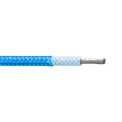 China 16AWG 26/0.254 UL 3122 de draad300v 200C zwart wit blauw van het silicone rubberisolatie ingeblikt koper Te koop