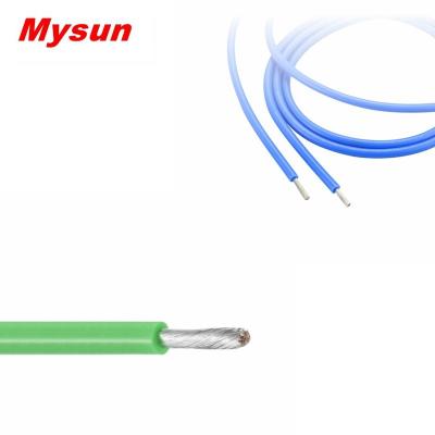 China Yellow 22awg 150deg Silicone Rubber Insulated Wire For LED Lighting Application for sale