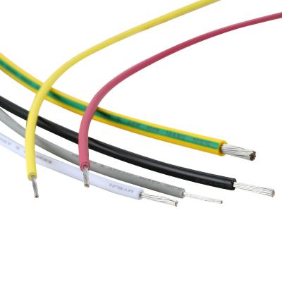 China Black Color XLPE Insulated Wire Tinned Copper Core 26AWG Vw-1 Wires for sale