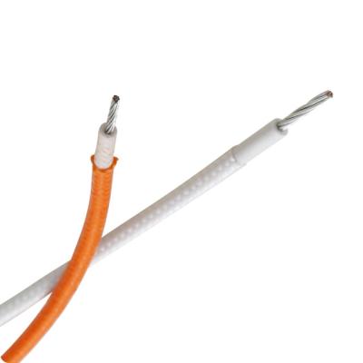 China Home Appliance Conne Fiberglass Silicone Rubber Cable Heat Resistance 16 AWG for sale