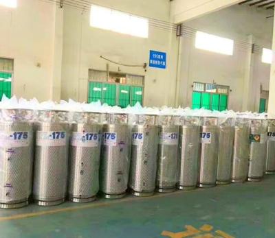 China 175L Cryogenic Liquid Storage Tank Xygen / Nitrogen / Argon Dewar Bottle for sale
