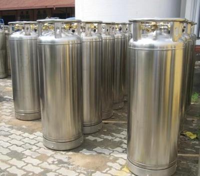China 175L Cryogenic Liquid Storage Tank Xygen / Nitrogen / Argon Dewar Bottle for sale