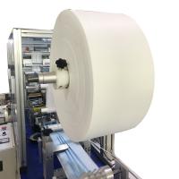 China Flat Elastic Ear Loop Material , 10-40gms Polypropylene Spunbond Fabric for sale