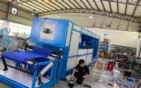 China Automatic Monochrome Roll To Roll Non Woven Screen Printing Machine for sale
