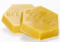 China OEM Labels Logo 1LB Yellow Solid Beeswax Block For Beard for sale