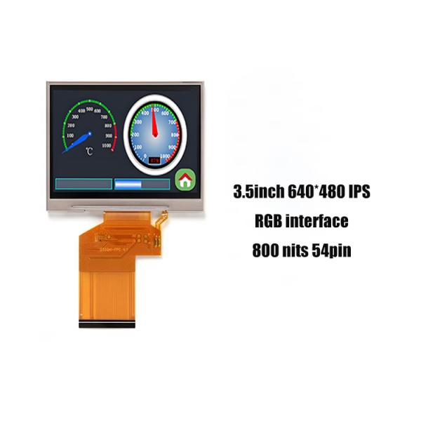 Quality 3.5 Inch TFT LCD Touch Screen Display 640x480 RGB 800cd/m2 for sale