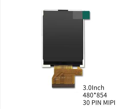 Quality 480x854 Resolution MIPI Display 350nits IPS Touchscreen Display 3 Inch for sale