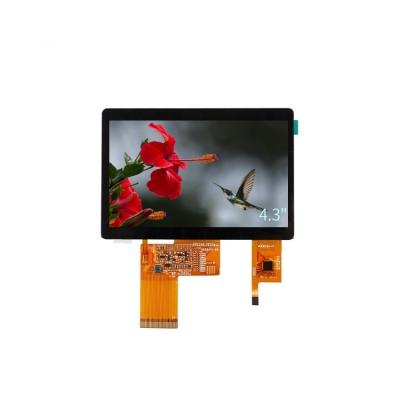 China 4.3 Inch TFT LCD Touch Screen RGB IPS LCD Module 480x272 Resolution for sale