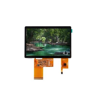 China 4.3 Inch TFT LCD Panel 480x272 Resolution RGB Interface Display for sale