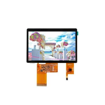 China 4.3 Inch TFT LCD Panel 480x272 Resolution RGB Interface Display for sale