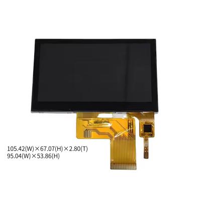 China 4.3 Inch TFT LCD Touch Screen RGB IPS LCD Module 480x272 Resolution for sale