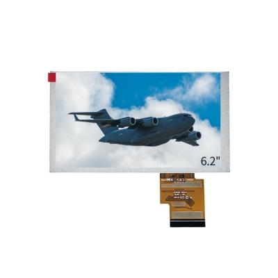 China 800x480 Resolution TFT LCD Display 400nits TTL Display 6.2 Inch for sale