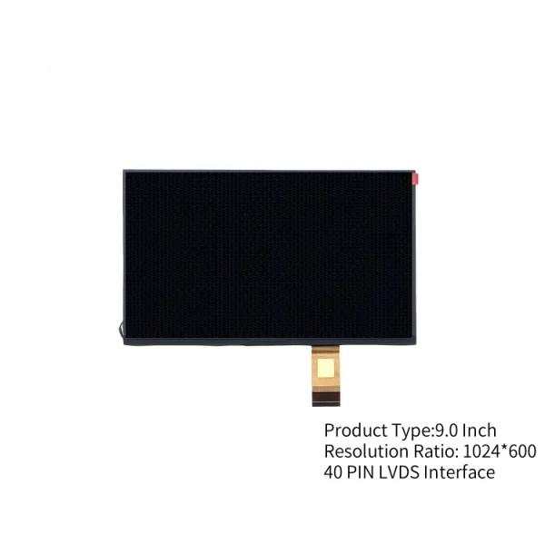 Quality 1024x600 Resolution IPS TFT Panel 500nits LVDS Screen 9 Inch for sale
