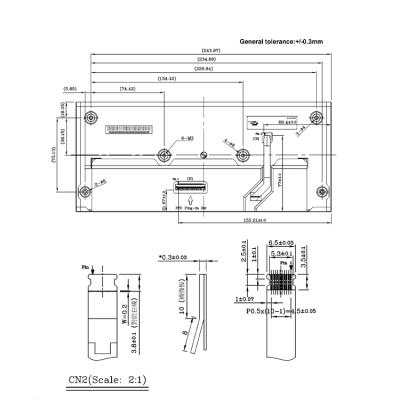 China 10.3 Inch Custom LCD Display Module 50 Pin LVDS Panel 1920x720 for sale