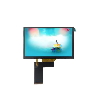China 5 Inch TFT LCD Display 800x480 LVDS Interface 1000cd/m2 for sale