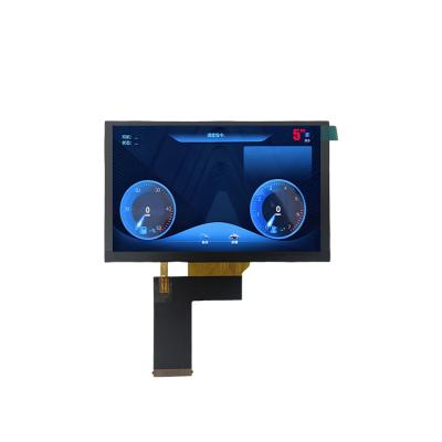 China 5 Inch TFT LCD Display 800x480 LVDS Interface 1000cd/m2 for sale