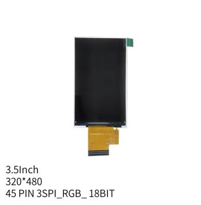 China 320x480 Resolution IPS LCD Panel 3.5 Inch LCD TFT Screen With RGB SPI Interface for sale