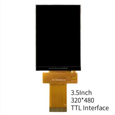 China Customized IPS LCD Display 3.5 Inch TFT LCD Display Screen 320x480 Resolution for sale