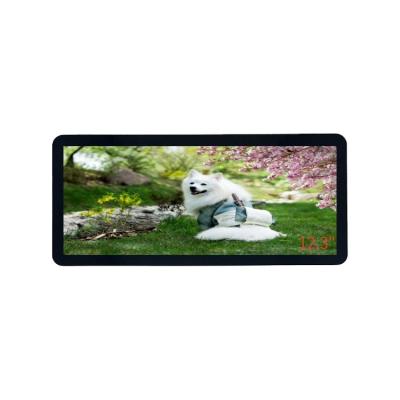 12.3 Inch High Brightness LCD Display 1920x720 Resolution 50 Pin LCD Display 1000nits With LVDS Interface