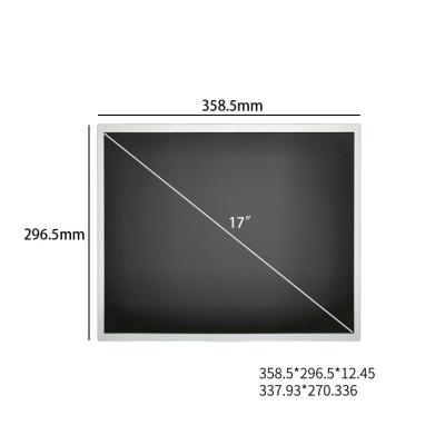 China 350nits TFT Touch Screen 17 Inch LVDS Touch Screen Display 1280x1024 Resolution for sale