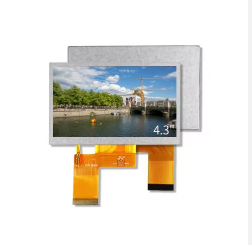 Quality 800x480 Resolution TFT LCD Modules 4.3 Inch LCD Display Module Anti Glare for sale