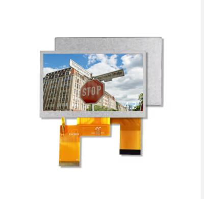 China 4.3 Inch TFT LCD Modules Wide Viewing Angle RGB LCD Display 800x480 for sale