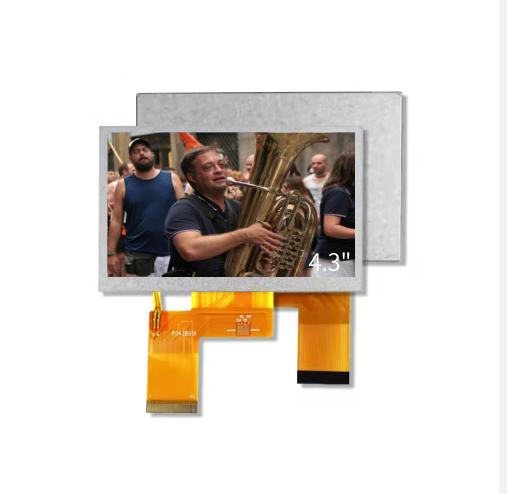 Quality Wide View RGB TFT Display 800x480 Industrial LCD Display 4.3 Inch for sale