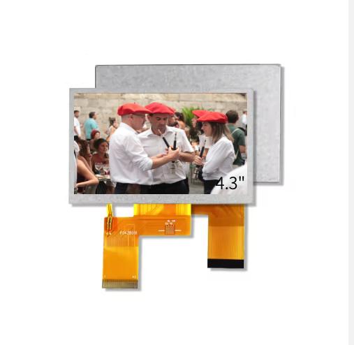 Quality Wide View RGB TFT Display 800x480 Industrial LCD Display 4.3 Inch for sale