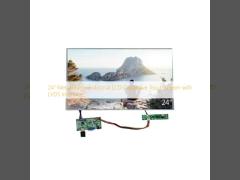 24“ Metal Frame Industrial LCD Capacitive Touch Screen with  LVDS Interface